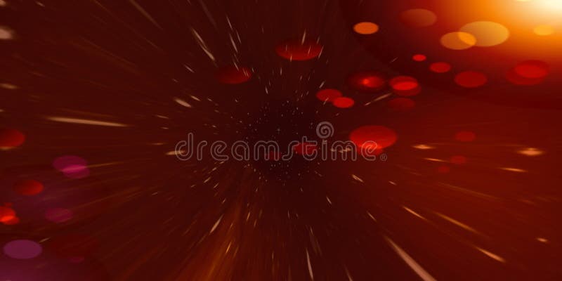 Fourth Dimensional Space Particles Abstract Stock Illustration ...