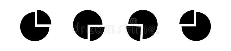 The fourth part stock vector. Illustration of cartoon - 235066351