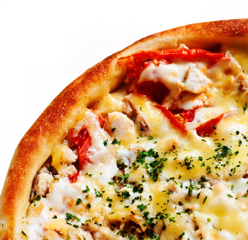 Fourth part Pizza stock image. Image of tastes, italy - 15605297