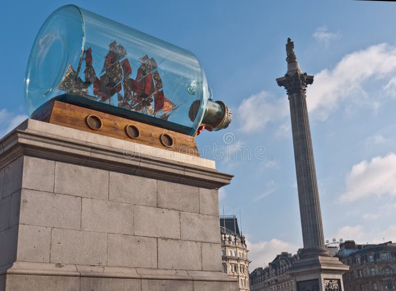 The Fourth Plinth Trafalgar Square Editorial Photo - Image of ...
