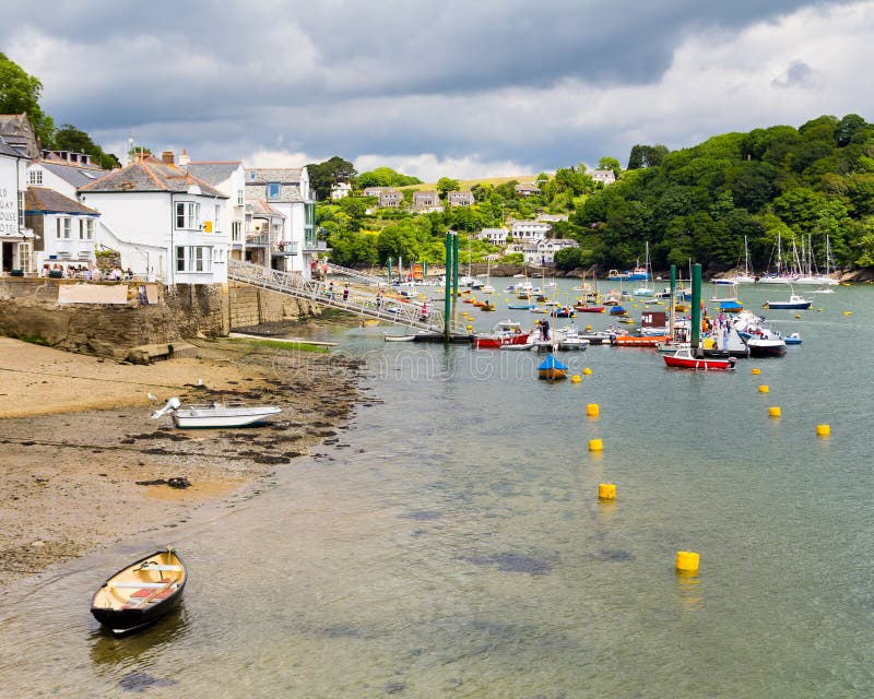 Fowey, Cornwall, Southwest England, United Kingdom Stock Image - Image ...