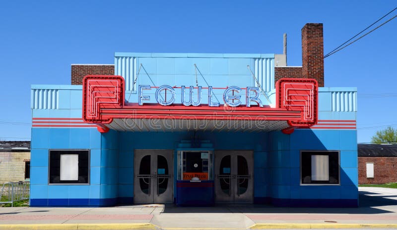 Fowler Theater editorial photography. Image of architecture - 53306252