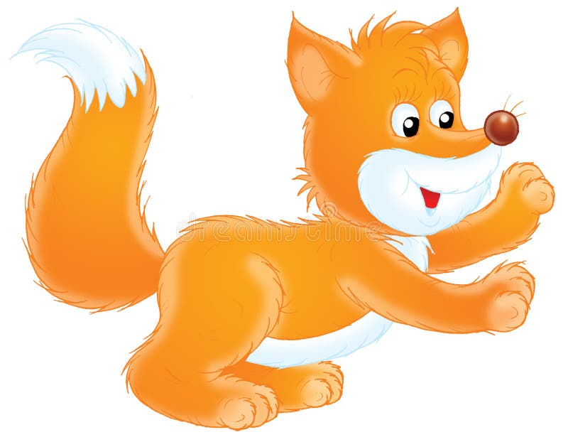Fox cartoon character stock vector. Illustration of cute - 32253001