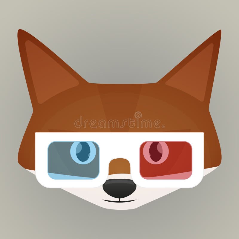 Fox avatar stock illustration. Illustration of nature - 45383568