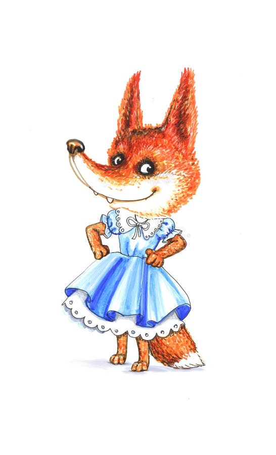 Fox., Children& X27;s Character Picture Stock Illustration ...