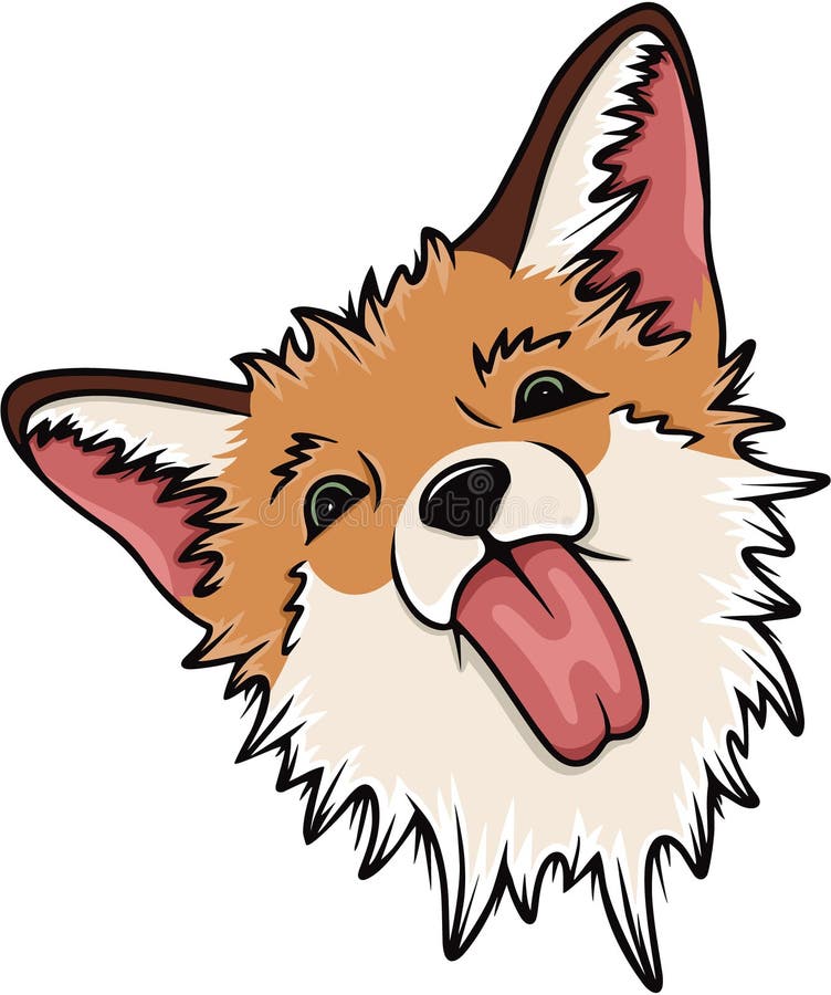 Fox clipart vector stock vector. Illustration of resolution - 276677755