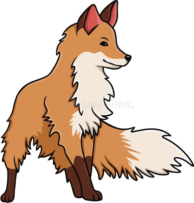 Fox clipart vector stock vector. Illustration of folders - 276677801