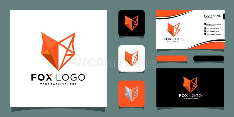 Fox Creative Logo Vector, Fox Icon, Fox Modern Geometric Logo Abstract ...