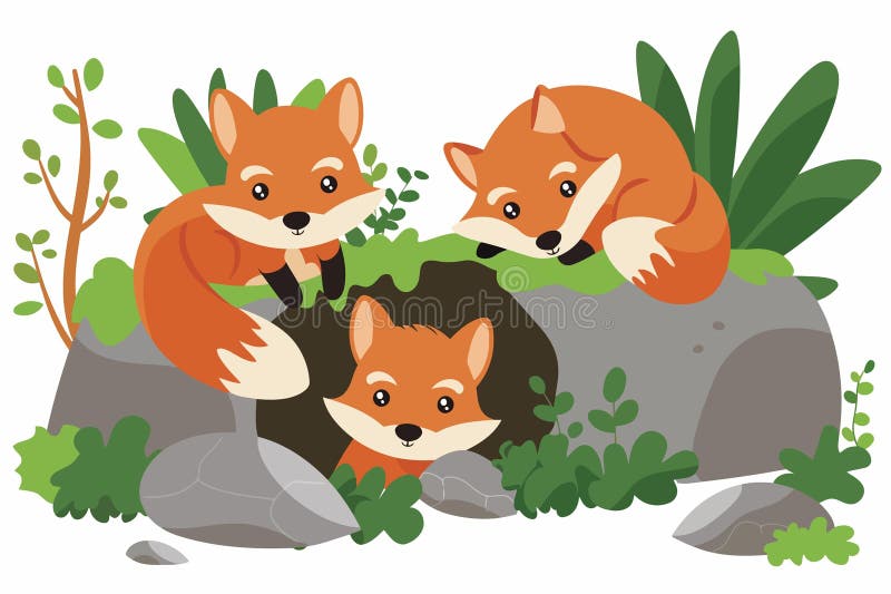 Fox Pictures Den Stock Illustrations – 828 Fox Pictures Den Stock ...