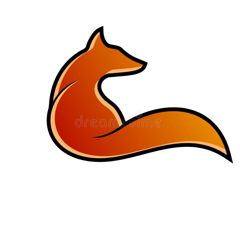 Fox designs vector stock illustration. Illustration of products - 146293503