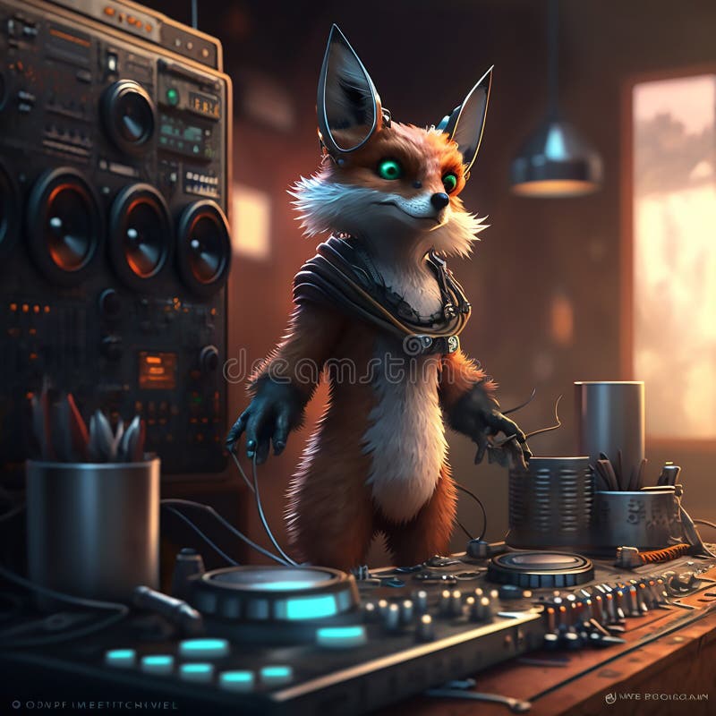 Dj Fox Stock Illustrations – 44 Dj Fox Stock Illustrations, Vectors ...