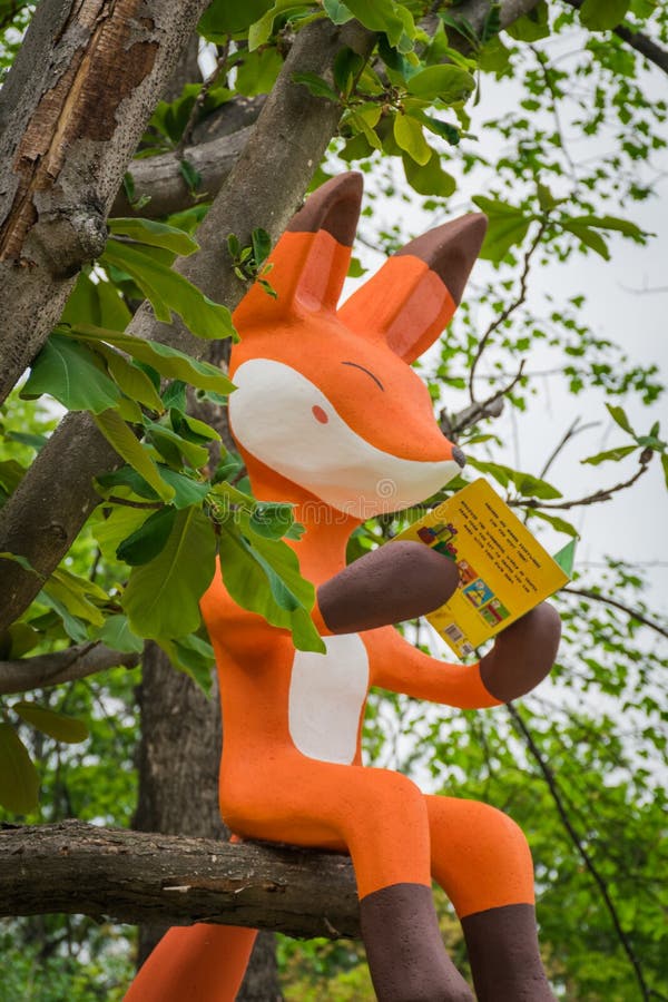 Tree Man Doll at the Park PortAventura Editorial Photography - Image of ...