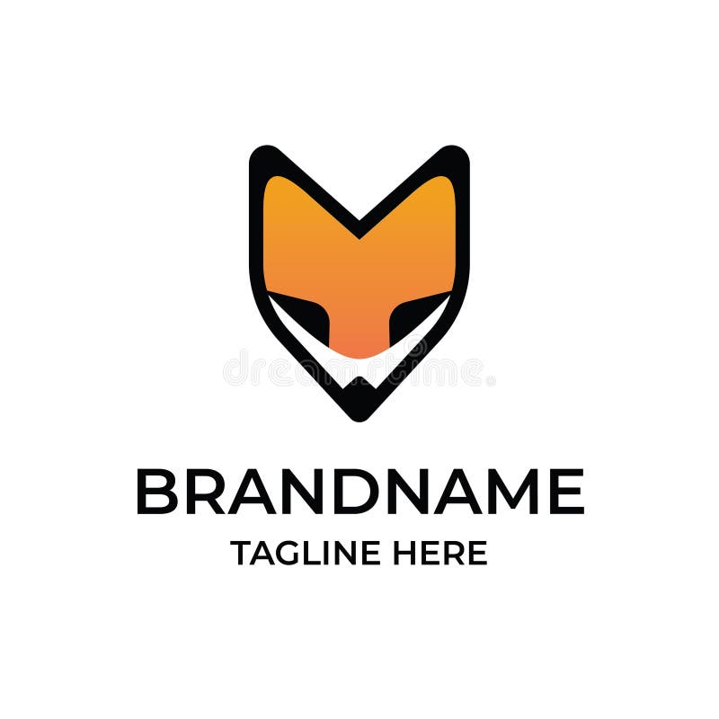Fox eye Modern Logo Icon stock illustration. Illustration of idea ...