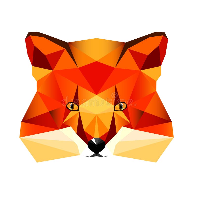 Fox face stock vector. Illustration of dimensional, computer - 62794661