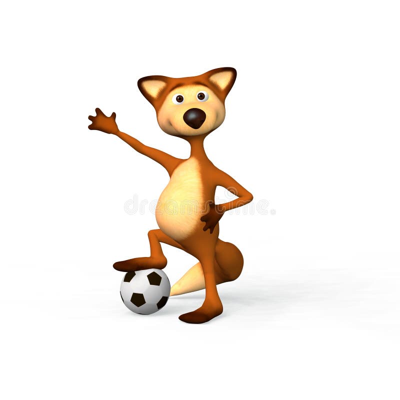 Fox football player. stock illustration. Illustration of point - 26311691