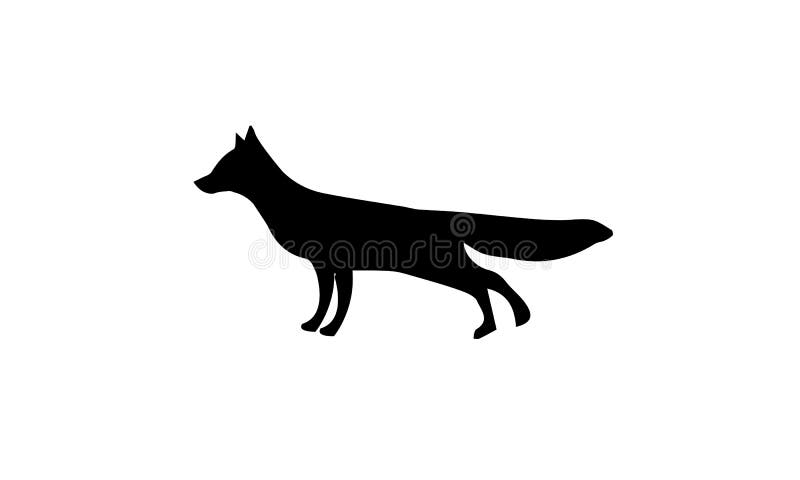 Fox Forest Animal Symbol Icon Illustration Stock Vector - Illustration ...