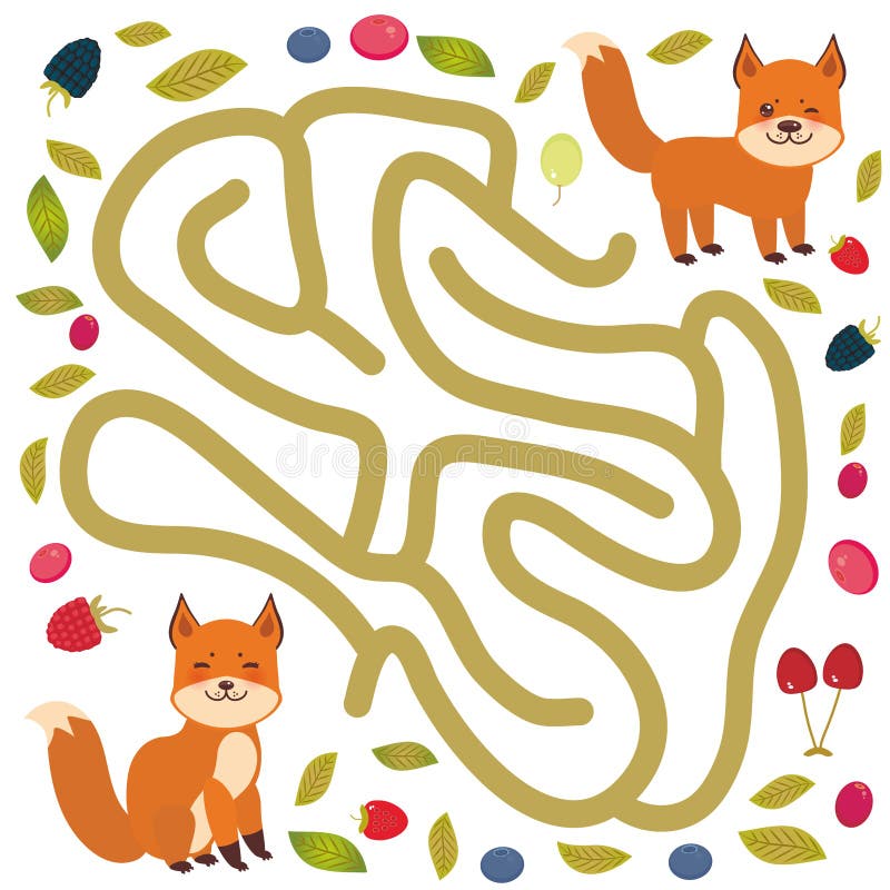 Fox Maze Stock Illustrations – 158 Fox Maze Stock Illustrations ...