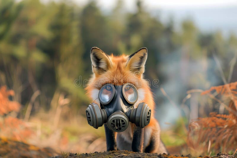 Fox in the Forest in a Gas Mask, the Concept of the Problem of Forest ...