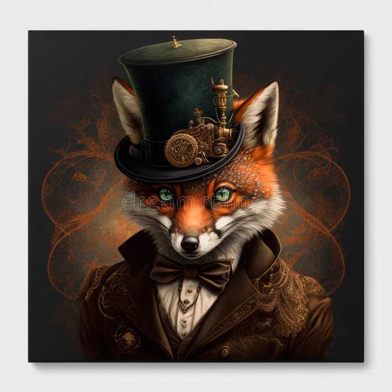 Steampunk Fox Stock Illustrations – 96 Steampunk Fox Stock ...