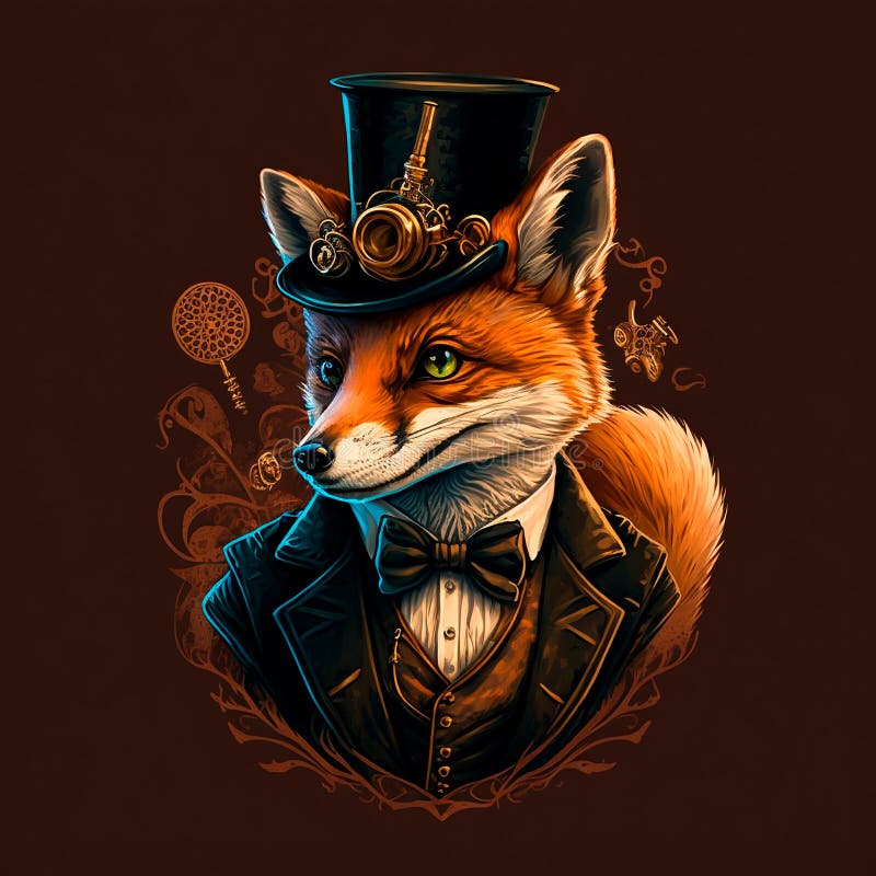 Steampunk Fox Stock Illustrations – 96 Steampunk Fox Stock ...