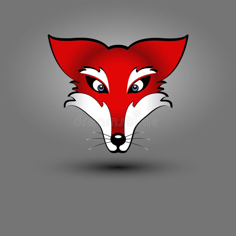 Fox head, realistic image stock vector. Illustration of wild - 17185480