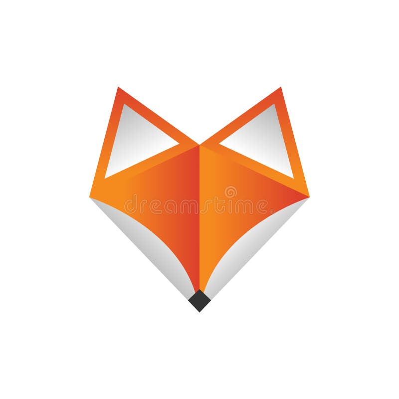 Fox Head Abstract Shape Logo Stock Vector - Illustration of logotype ...