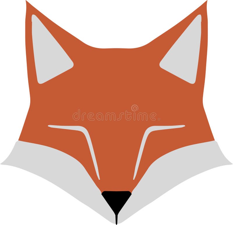 Fox Head Icon Logo Symbol stock illustration. Illustration of powerlogo ...