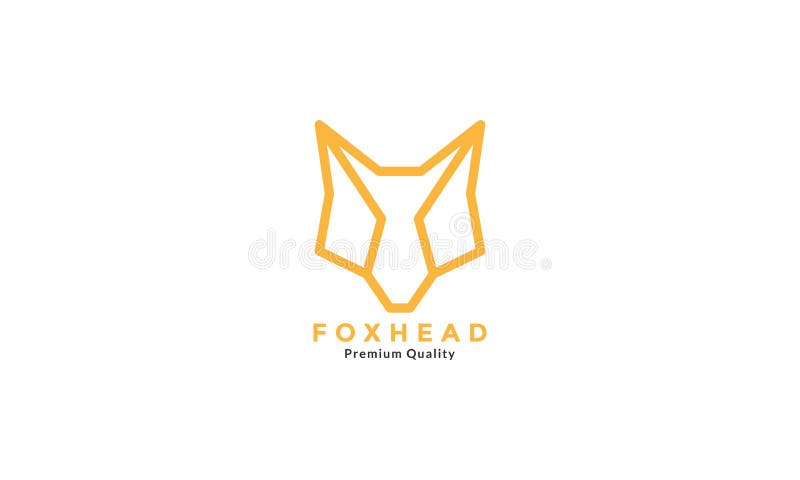 Fox Head Line Modern Tech Logo Symbol Icon Vector Graphic Design Stock ...