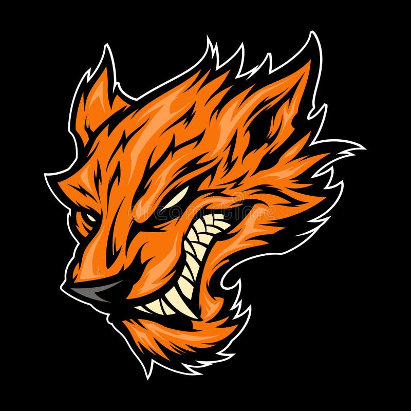 Fox head logo stock vector. Illustration of foxy, sport - 274260998