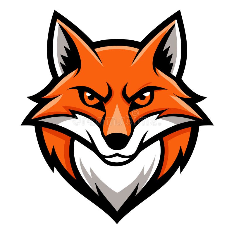 Fox Head Mascot Logo Vector Art Stock Vector - Illustration of beast ...