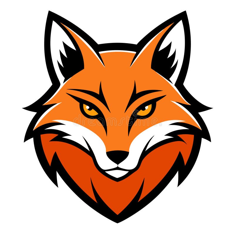 Fox Head Mascot Logo Vector Art Stock Vector - Illustration of emblem ...