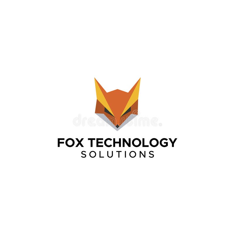 Fox head stock illustration. Illustration of symbol - 309249394