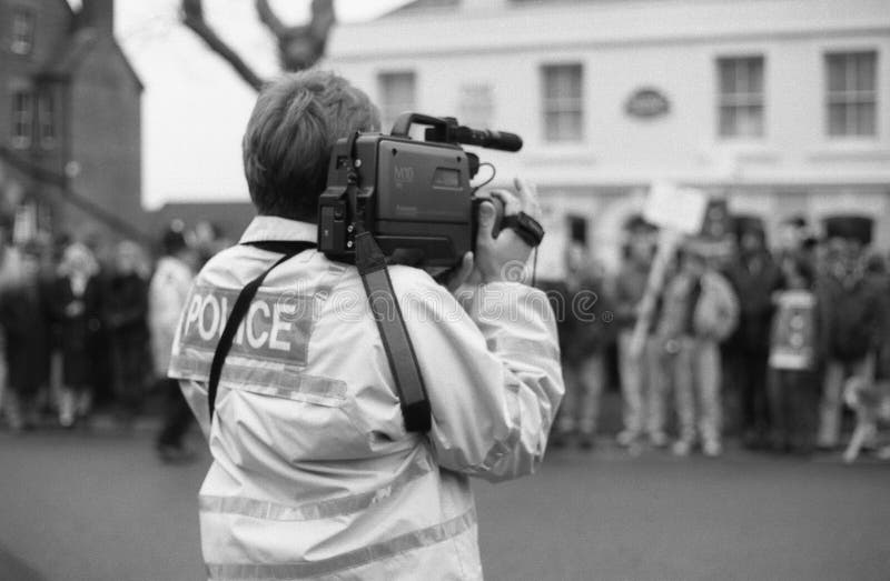 Fox Hunting Protest, England Editorial Image - Image of monitor ...