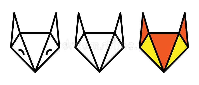 Fox Icon or Logo. Abstract Vector Illustration Isolated Stock Vector ...