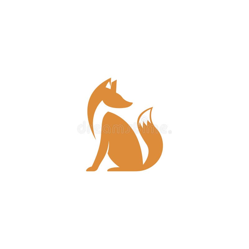 Fox Icon Logo Design Illustration Stock Illustration - Illustration of ...