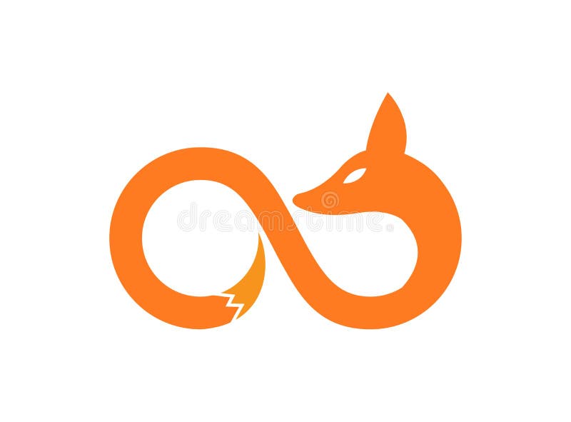 Cat Symbol with Big Tail for Logo Design Stock Vector - Illustration of ...