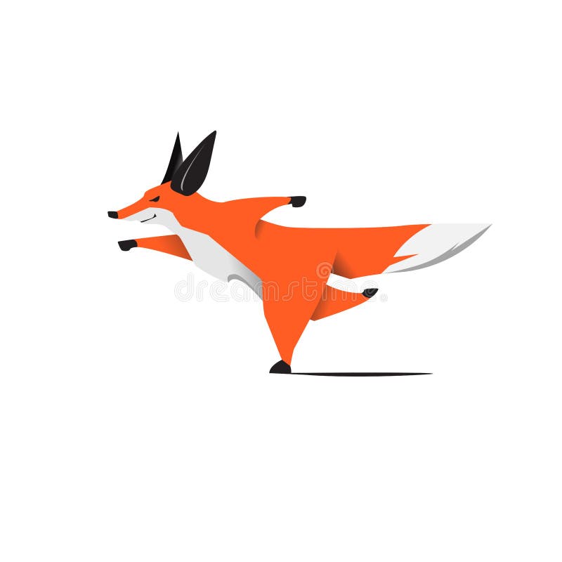 Cartoon Fox Running Race Stock Illustrations – 22 Cartoon Fox Running ...