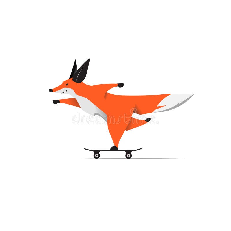 Cartoon Fox Running Race Stock Illustrations – 22 Cartoon Fox Running ...