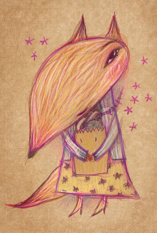 Sneaky Lady stock illustration. Illustration of adult - 22743793