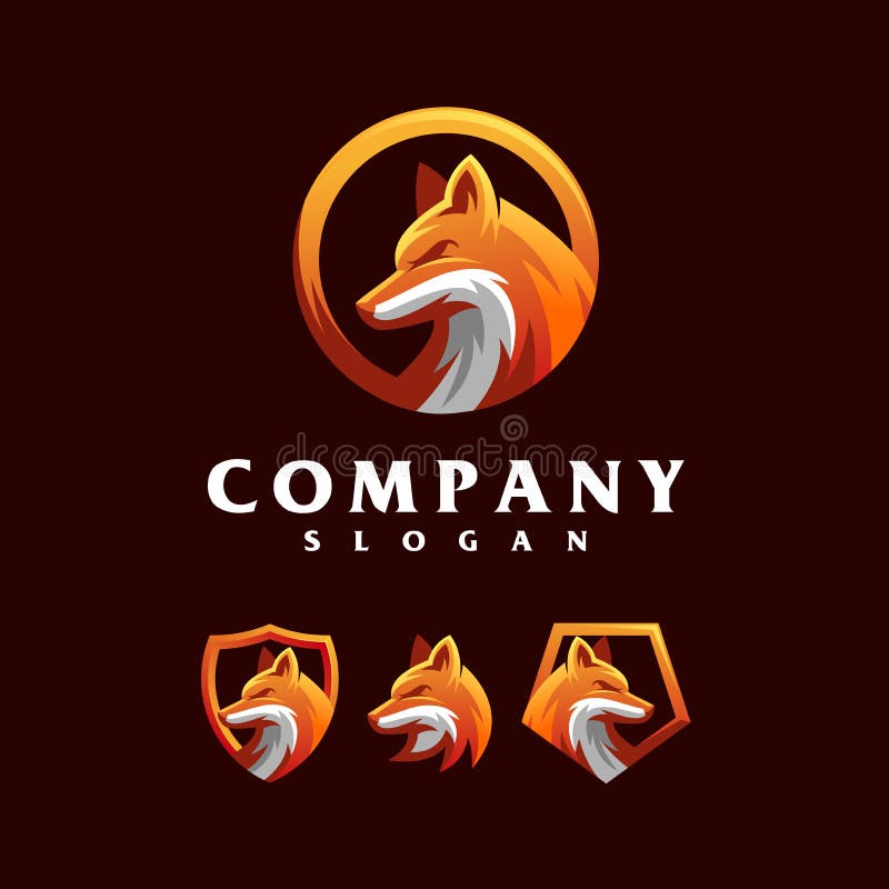Awesome Fox Logo Design Ready To Use Stock Illustration - Illustration ...