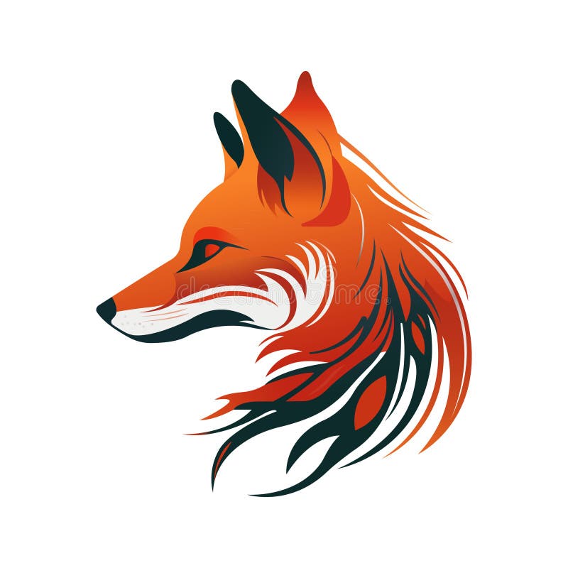 Fox Logo Design Creative Fox Head Logo Vector Illustration Stock Vector ...