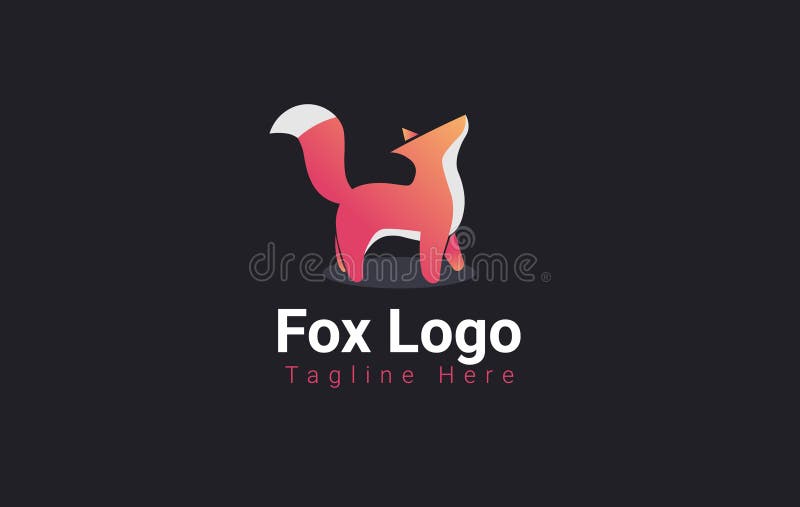 Fox Logo Design Template, Standing Fox Logo, Proud Walking Fox Logo ...