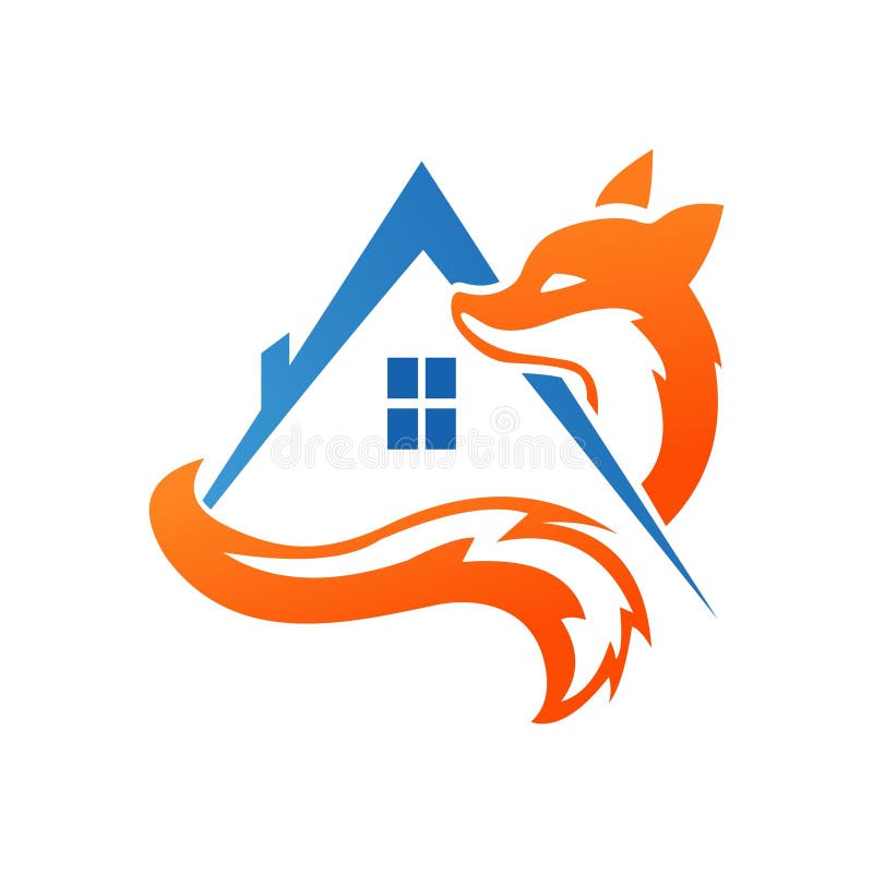 Home fox stock vector. Illustration of graphic, cartoon - 326733514