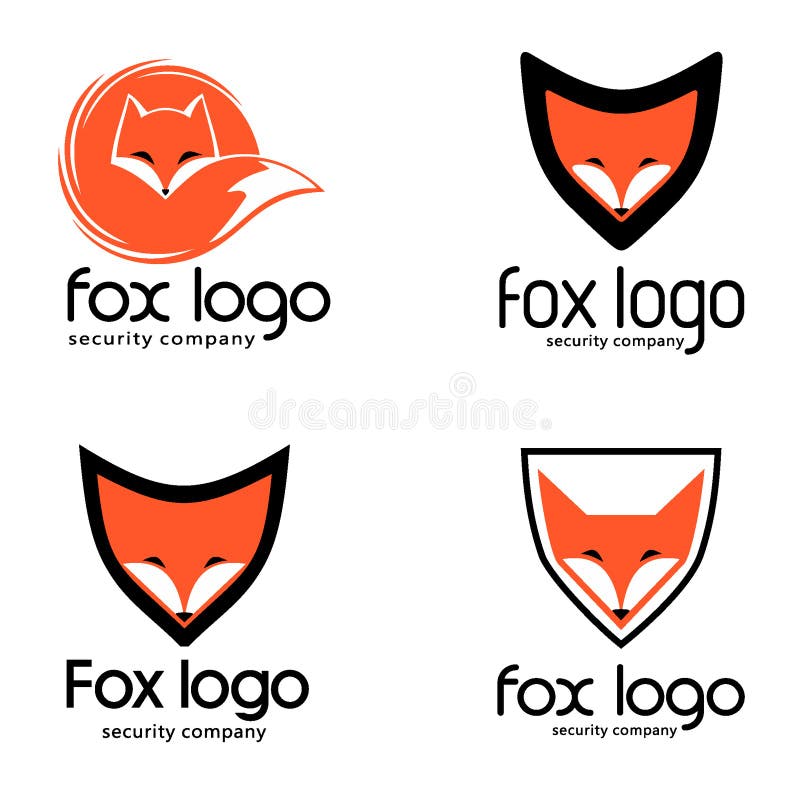 Fox Logo Recommended for Security Companies Stock Vector - Illustration ...