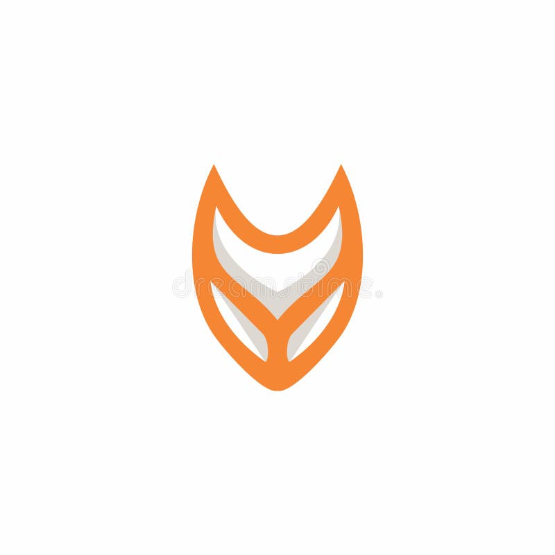 Fox Logo Simple Design. Fox Icon Stock Vector - Illustration of drawing ...