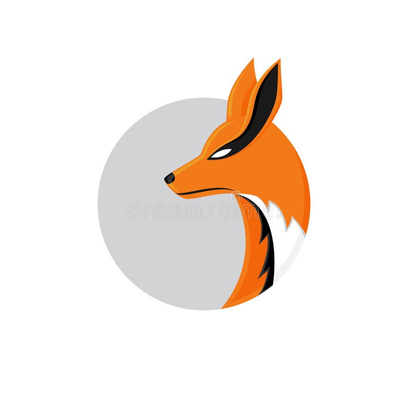 Fox symbol stock vector. Illustration of down, cunning - 32789694