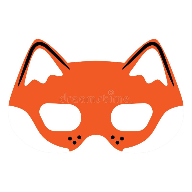 Fox Mask Vector Eps Hand Drawn, Vector, Eps, Logo, Icon, Crafteroks ...