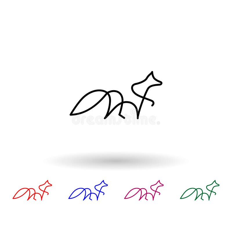 Fox Simple Outline Stock Illustrations – 1,850 Fox Simple Outline Stock ...