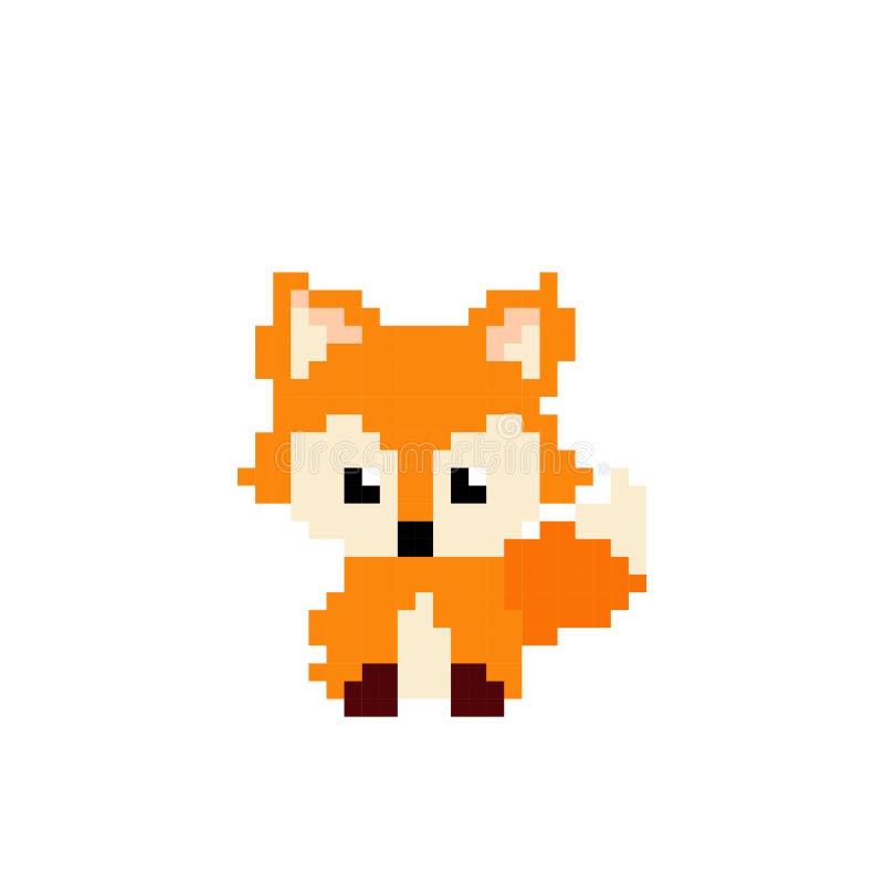 Fox Pixel Stock Illustrations – 300 Fox Pixel Stock Illustrations ...