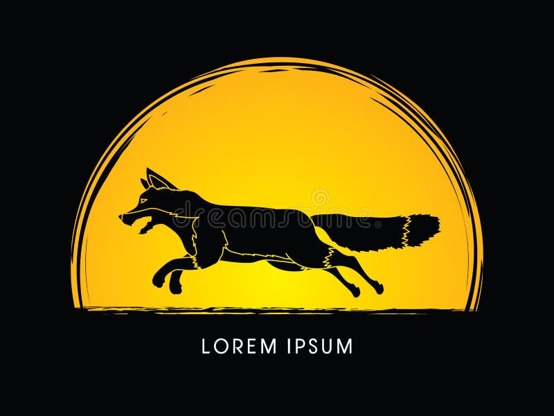 Running Fox Art Stock Illustrations – 560 Running Fox Art Stock ...